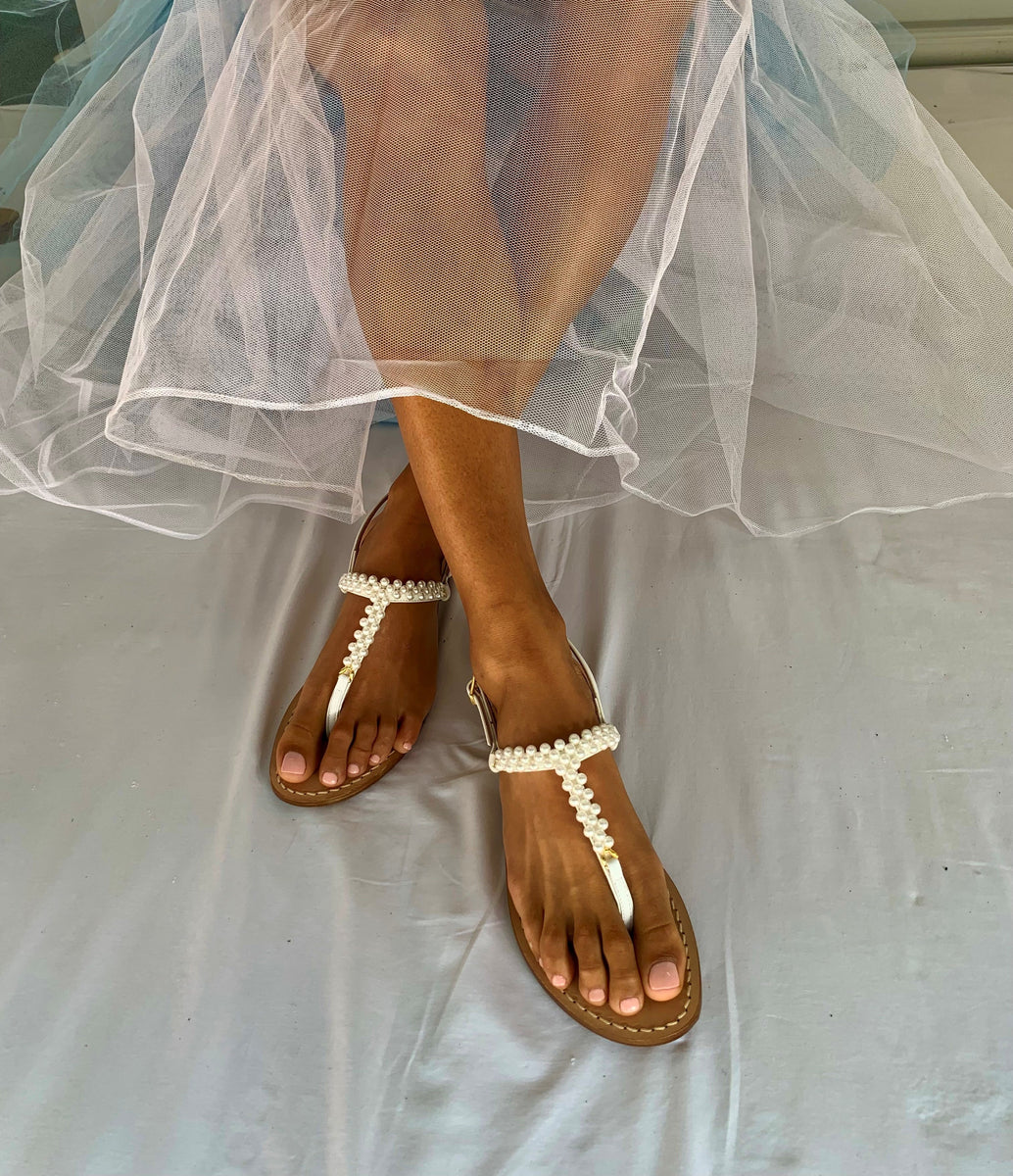 Wedding Sandals - Beach or Luxury Resort Wedding Sandals – Ankalia Sandals